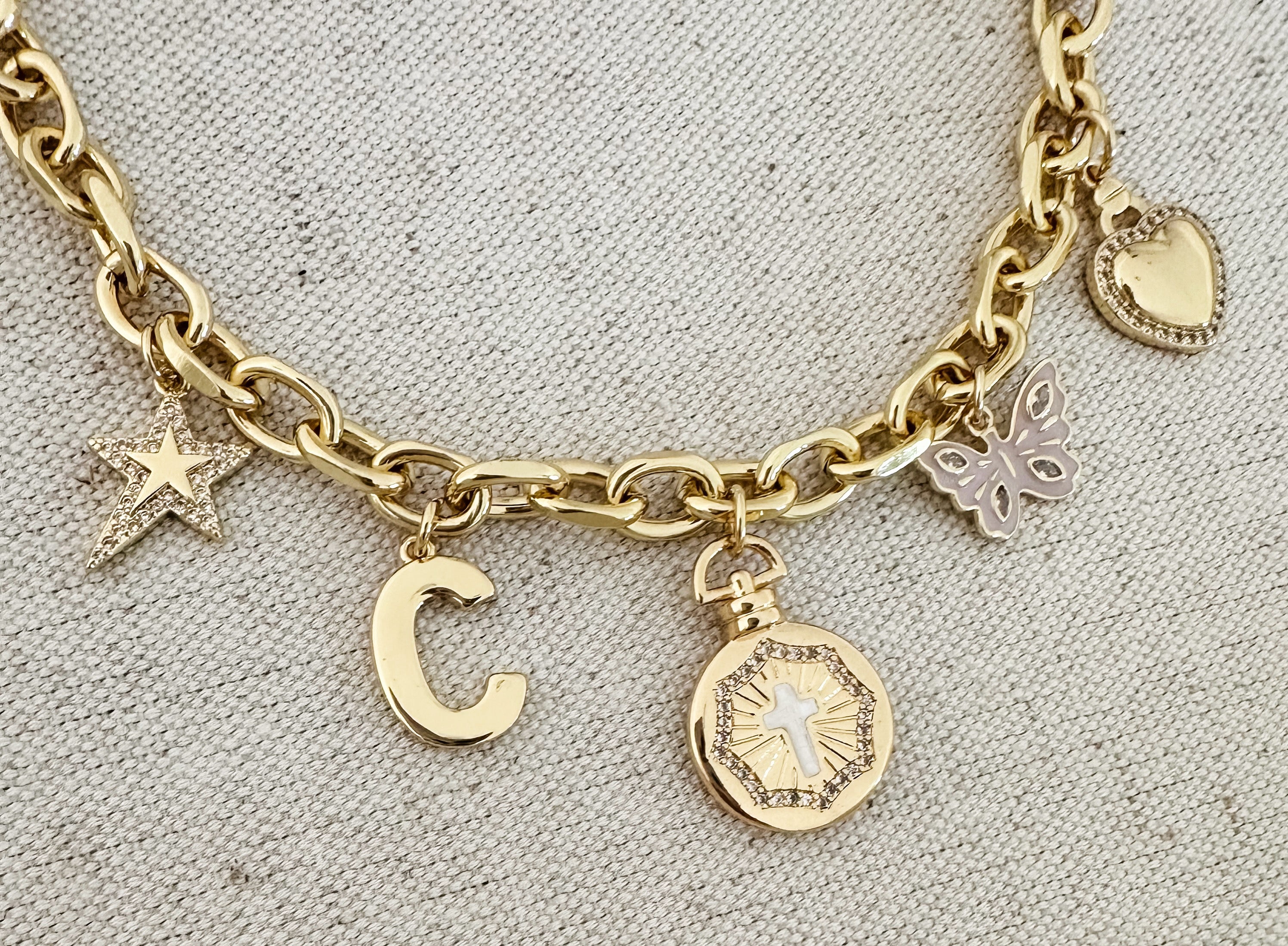 'Eloise' Custom Charm Necklace | Maison Papillon Jewelry